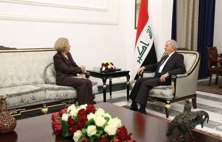 Iraqi President Abdul Latif Rashid Meets Editorial Stock Photo - Stock ...