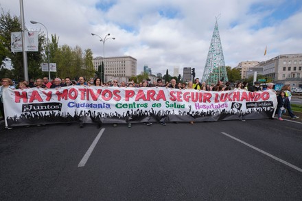 Protesters Hold Banners Expressing Their Opinion Editorial Stock Photo ...