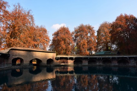 View Verinag Spring Inside Mughal Garden Editorial Stock Photo - Stock ...