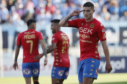 Leandro Garate Union Espanola Celebrates Scoring Editorial Stock Photo ...