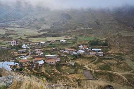 Tsdo Village Darial Gorge High Caucasus Editorial Stock Photo - Stock ...