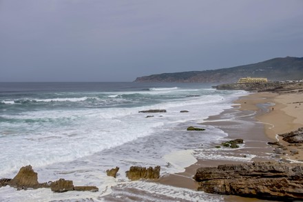 Praia Da Cresmina Background Fortaleza Do Editorial Stock Photo - Stock Image | Shutterstock