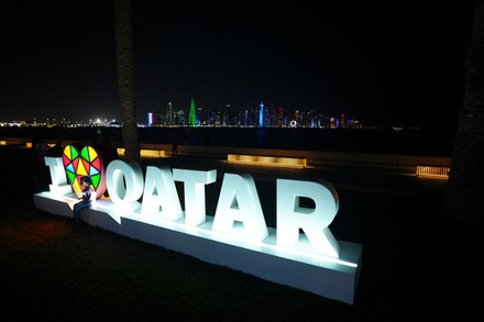 View Al Dafna Across Doha Harbour Editorial Stock Photo - Stock Image ...