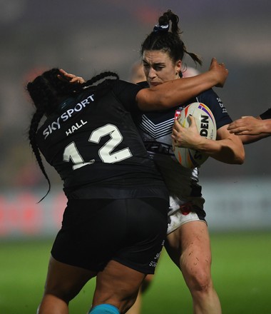 Emily Rudge England Tackled By Nita Editorial Stock Photo - Stock Image ...