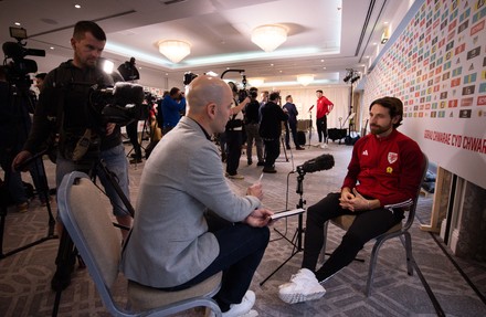 __COUNT__ Wales Football Media Interviews - 14 Nov 2022 Stock Pictures ...