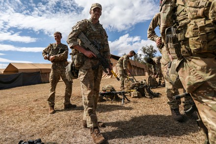 British Soldiers Under British Army Training Editorial Stock Photo ...