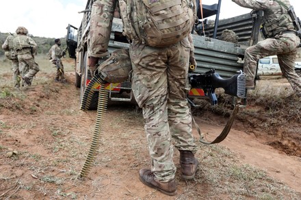 British Soldiers Under British Army Training Editorial Stock Photo ...