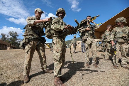 British Soldiers Under British Army Training Editorial Stock Photo ...