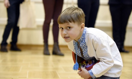Little Boy Vyshyvanka Pictured During Meeting Editorial Stock Photo ...