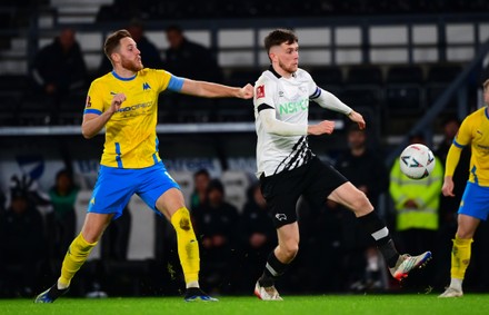 Max Bird Derby County Battles Ball Editorial Stock Photo - Stock Image ...