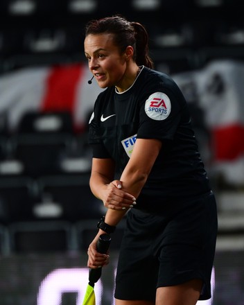 Assistant Referee Lisa Rashid During Fa Editorial Stock Photo - Stock ...