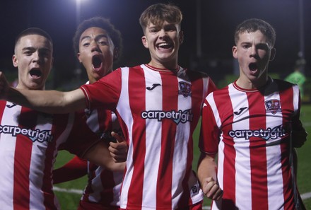 Goal Celebration By Exeter City U18 Editorial Stock Photo - Stock Image ...