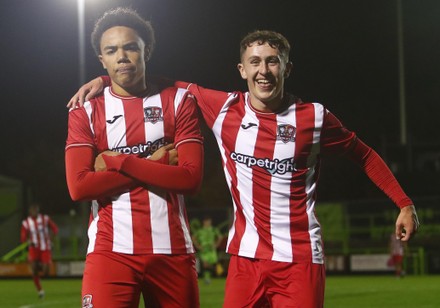 Goal Celebration By Exeter City U18 Editorial Stock Photo - Stock Image ...