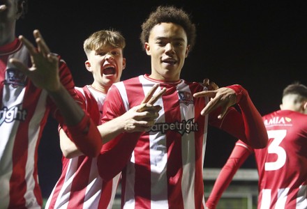 Goal Celebration By Exeter City U18 Editorial Stock Photo - Stock Image ...