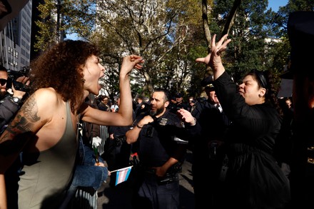 Demonstrators Representing Stop Female Erasure Sfe Editorial Stock ...