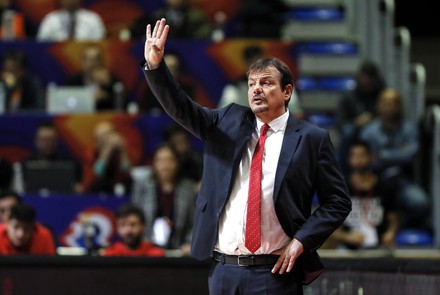 Ergin Ataman Head Coach Gestures During Editorial Stock Photo - Stock ...