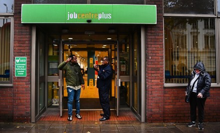 People Stand Outside Job Center Central Editorial Stock Photo - Stock ...