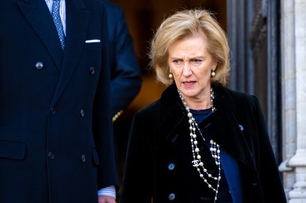 Princess Astrid Attending Te Deum Saint Editorial Stock Photo - Stock ...