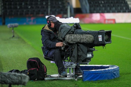 Bbc Tv Camera Operator During Fa Editorial Stock Photo - Stock Image ...