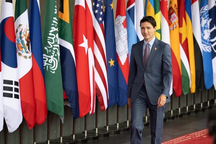 Prime Minister Canada Justin Trudeau Presidents Editorial Stock Photo ...