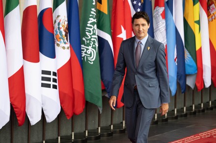 Prime Minister Canada Justin Trudeau Presidents Editorial Stock Photo ...