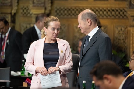Prime Minister Italy Giorgia Meloni Chancellor Editorial Stock Photo ...