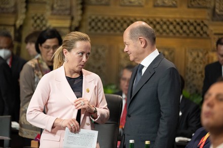 Prime Minister Italy Giorgia Meloni Chancellor Editorial Stock Photo ...
