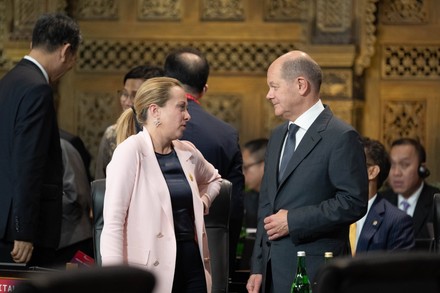 Prime Minister Italy Giorgia Meloni Chancellor Editorial Stock Photo ...
