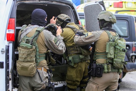 Israeli Soldiers Rescue Personnel Seen Site Editorial Stock Photo ...