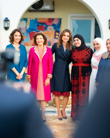 Her Majesty Queen Rania Their Majesties Editorial Stock Photo - Stock ...