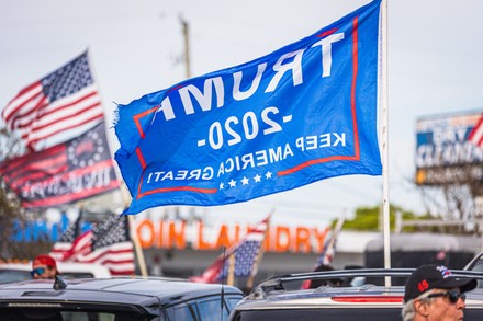 Merchants Maga Merchandise Set Outside Donald Editorial Stock Photo ...