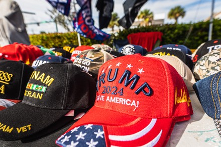 Merchants Maga Merchandise Set Outside Donald Editorial Stock Photo ...