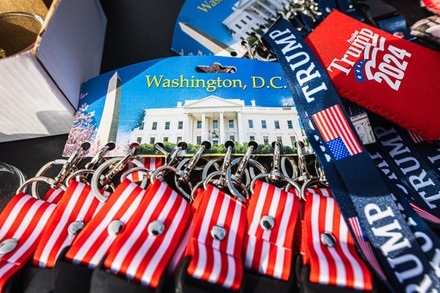 Merchants Maga Merchandise Set Outside Donald Editorial Stock Photo ...