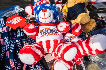 Merchants Maga Merchandise Set Outside Donald Editorial Stock Photo ...