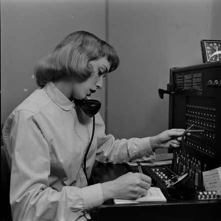 Wife Working Telephone Operator New York Editorial Stock Photo - Stock ...