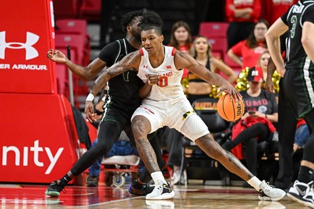 Maryland Terrapins Forward Julian Reese 10 Editorial Stock Photo ...