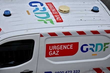 Gaz Distribution France Grdf Emergency Vehicle Editorial Stock Photo ...