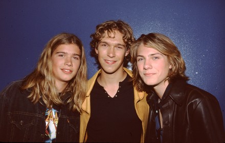 Hanson Brothers Photographed Circa 2000 Los Editorial Stock Photo ...