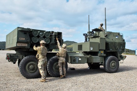 Us Marines Soldiers Demonstrate Himars During Editorial Stock Photo ...