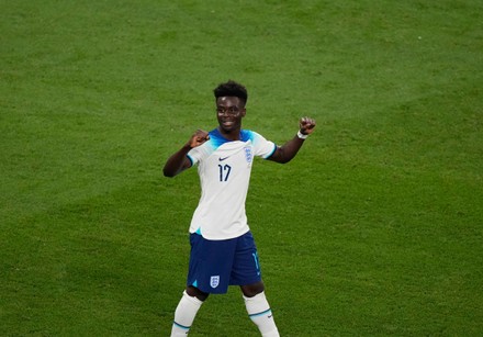 Bukayo Saka England Celebrates His Goal Editorial Stock Photo - Stock ...