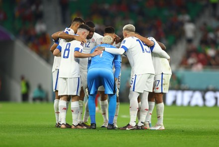 Costa Rica Huddle Start 2nd Half Editorial Stock Photo - Stock Image ...