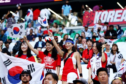South Korea Fans Seen Stands Editorial Stock Photo - Stock Image ...