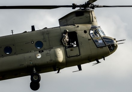 Helicopters During Falcon Autumn Military Exercise Editorial Stock ...