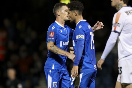 Lewis Walker Gillingham Celebrates His Goal Editorial Stock Photo ...