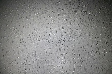 Raindrops On Obscure Glass Heavy Rain Editorial Stock Photo - Stock ...