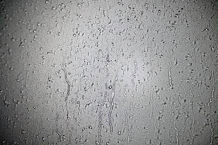 Raindrops On Obscure Glass Heavy Rain Editorial Stock Photo - Stock ...