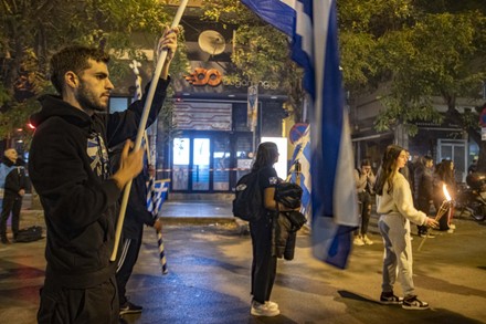 Students Cyprus Held Torch Lit Protest Editorial Stock Photo - Stock ...