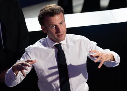 Emmanuel Macron French President Emmanuel Macron Editorial Stock Photo ...