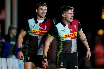 Caden Murley Harlequins Celebrates Teammates After Editorial Stock ...