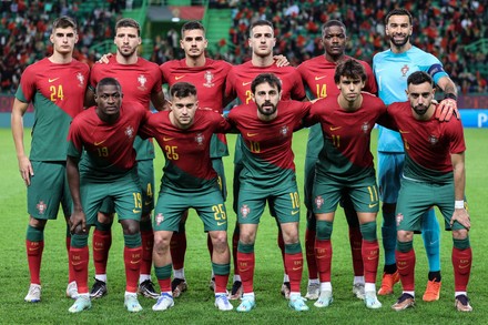 Portuguese National Team Poses Prior International Editorial Stock ...